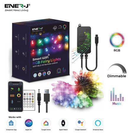 Enerj Smart Ltd SHA5326 ENER-J SHA5326 SMART RGB FAIRY LIGHTS 50LEDS ...