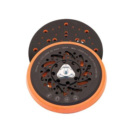 Flexipads World Class Cyclone™ Backing Pad Medium 53 Hole 150mm only £29.95