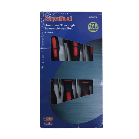 SupaTool SDHT6 Hammer Through Screwdriver Set from £6.84