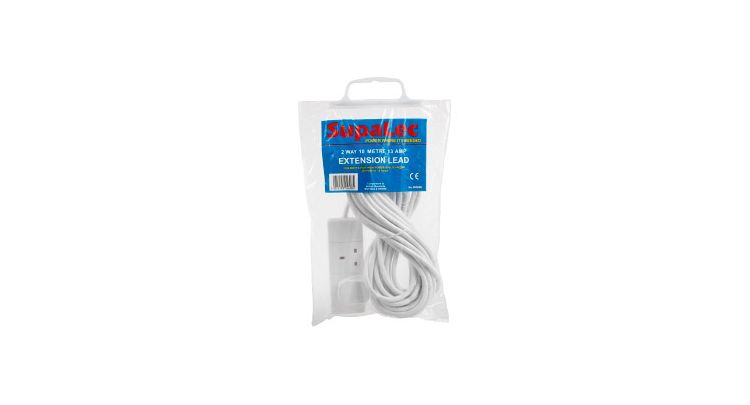 Securlec 2 Gang Extension Lead from £5.57