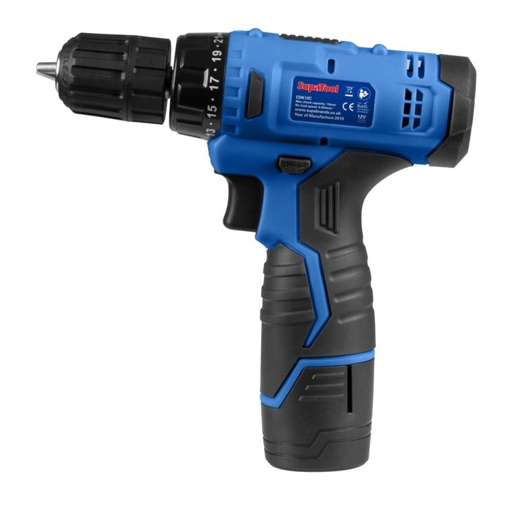 SupaTool CDK12C 12v Cordless Hammer Drill & Driver only £33.77