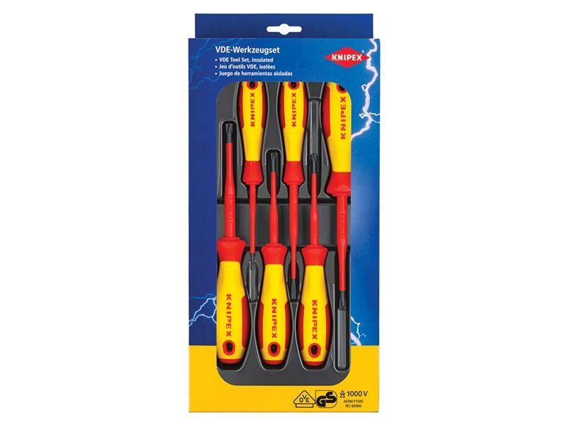 Knipex VDE Screwdriver Set, 6 Piece only £62.51