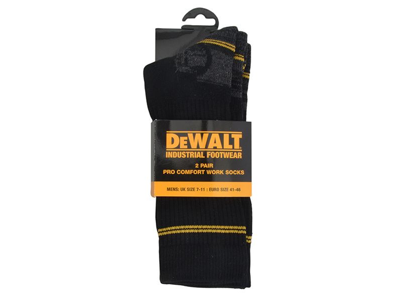 DEWALT Pro Comfort Work Socks (Pack 2 Pairs) only £9.69