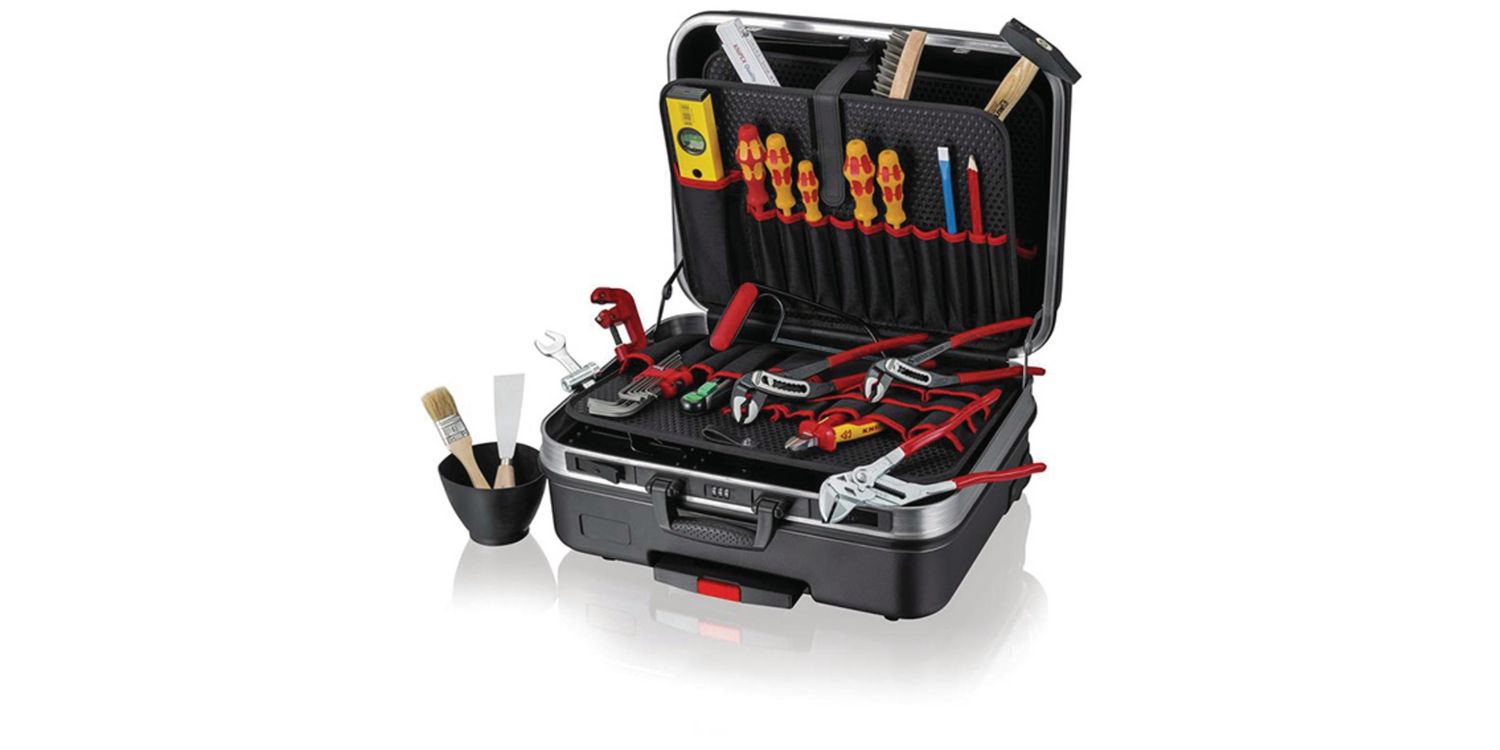 Draper 25020 KNIPEX 00 21 06 HK S Tool Case "BIG Basic Move" Plumbing ...
